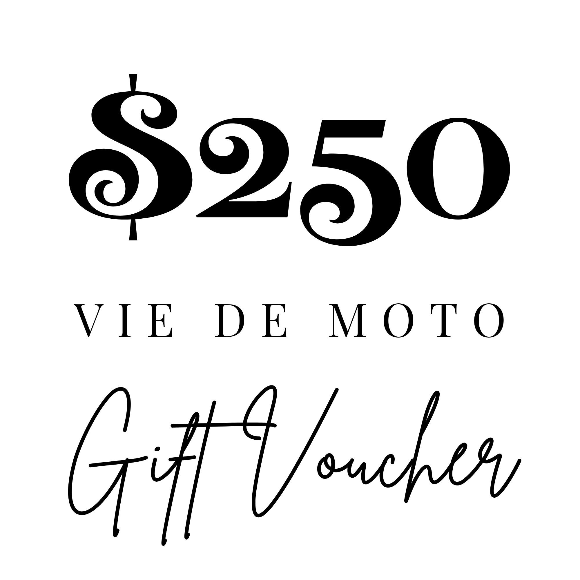 VDM Gift Card – Vie De Moto